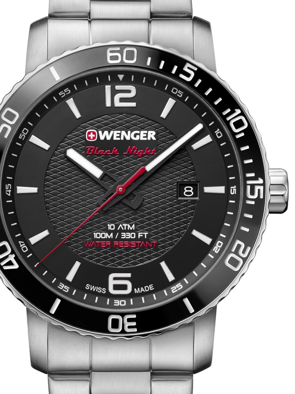 Wenger 01.1841.104 Roadster Men's 44mm 10 ATM