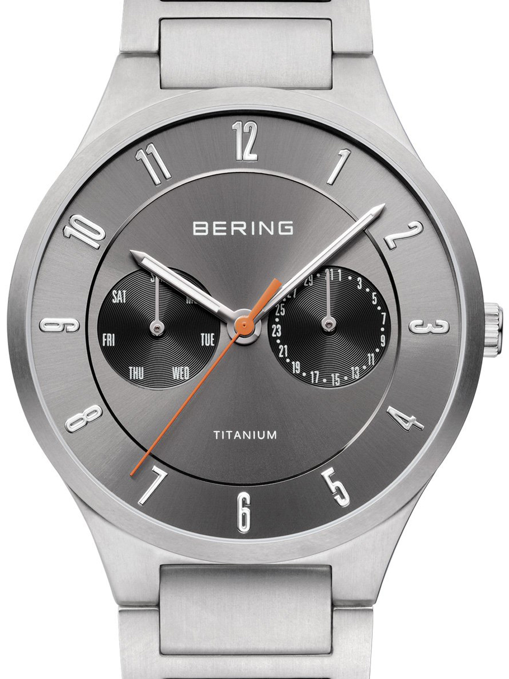 Bering 11539-779 titanium men`s 39mm 5ATM