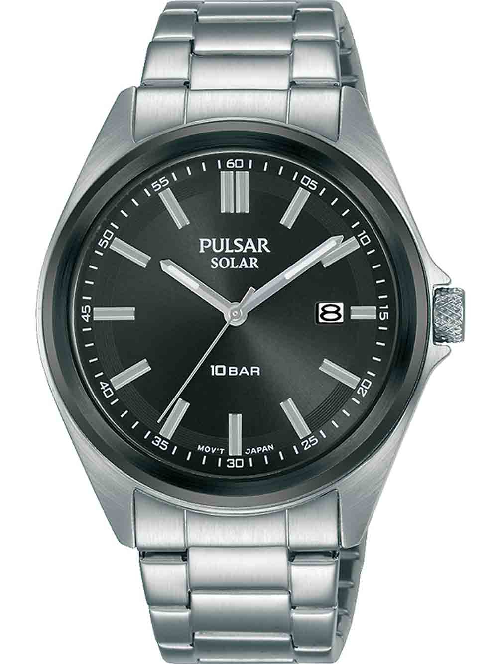 Pulsar PX3233X1 solar men`s 40mm 10ATM